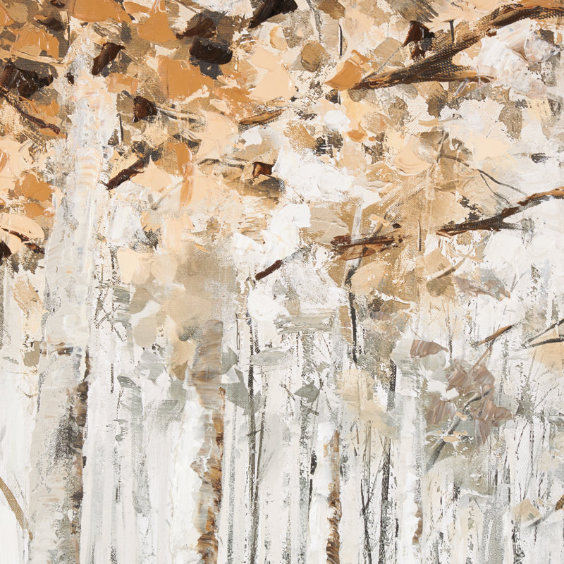 Millwood Pines Forest Landscape - Shadow Box Print on Canvas | Wayfair