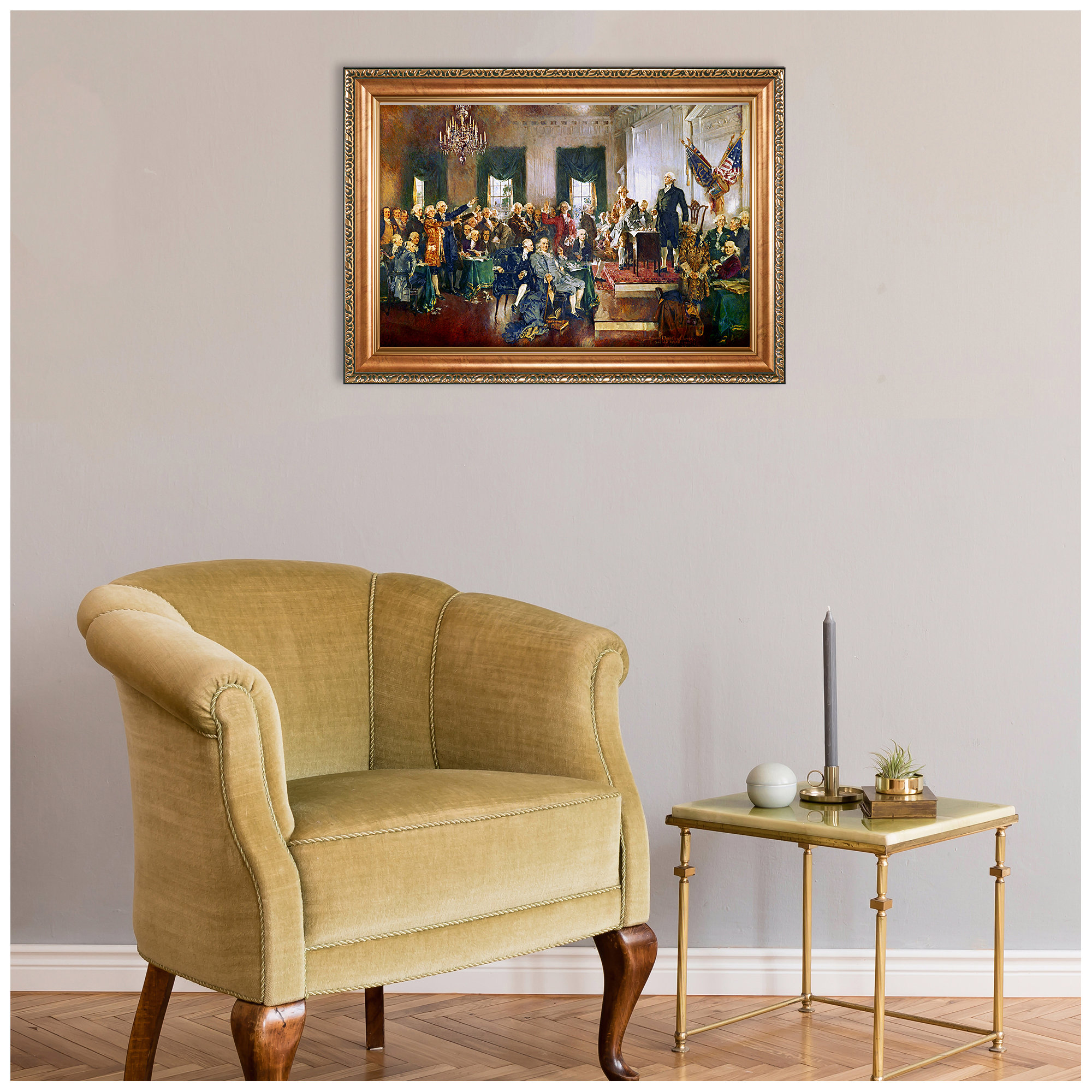 Astoria Grand Scene at the Signing of the Constitution of the United ...