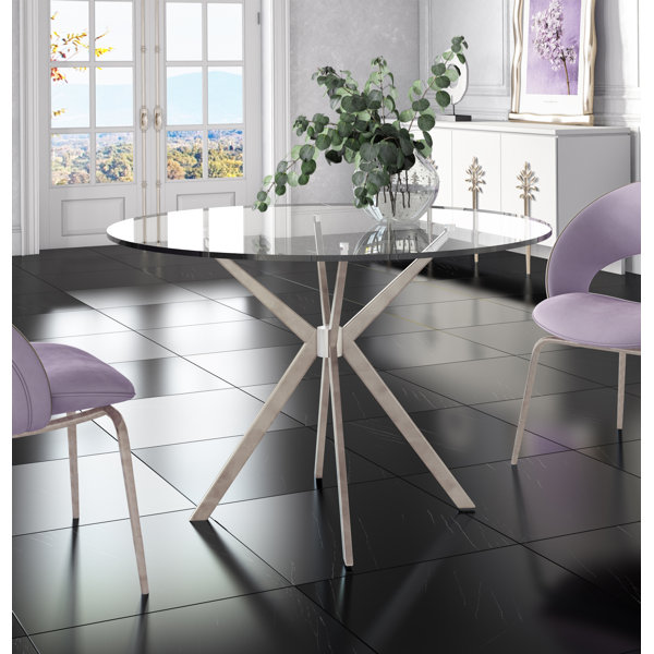Orren Ellis Mikaia Modern Dining Table & Reviews | Wayfair