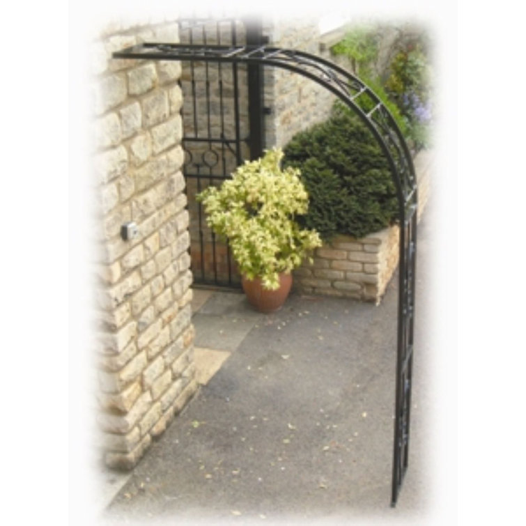 ClassicLiving Prawdzik 127cm W x 30.4cm D Garden Arches in Black ...