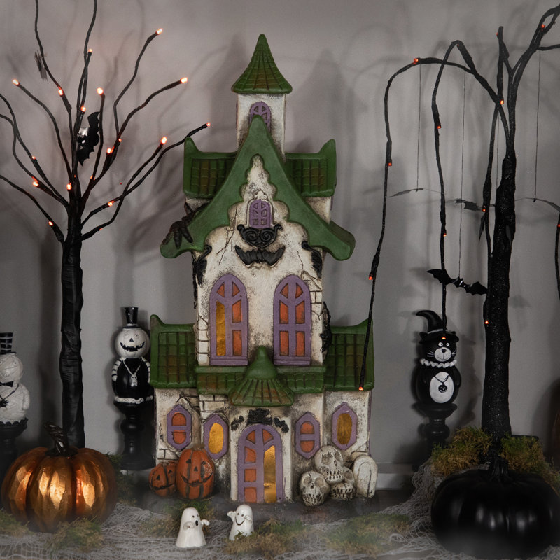 Northlight Seasonal LED Lighted Haunted House Halloween Decoration ...