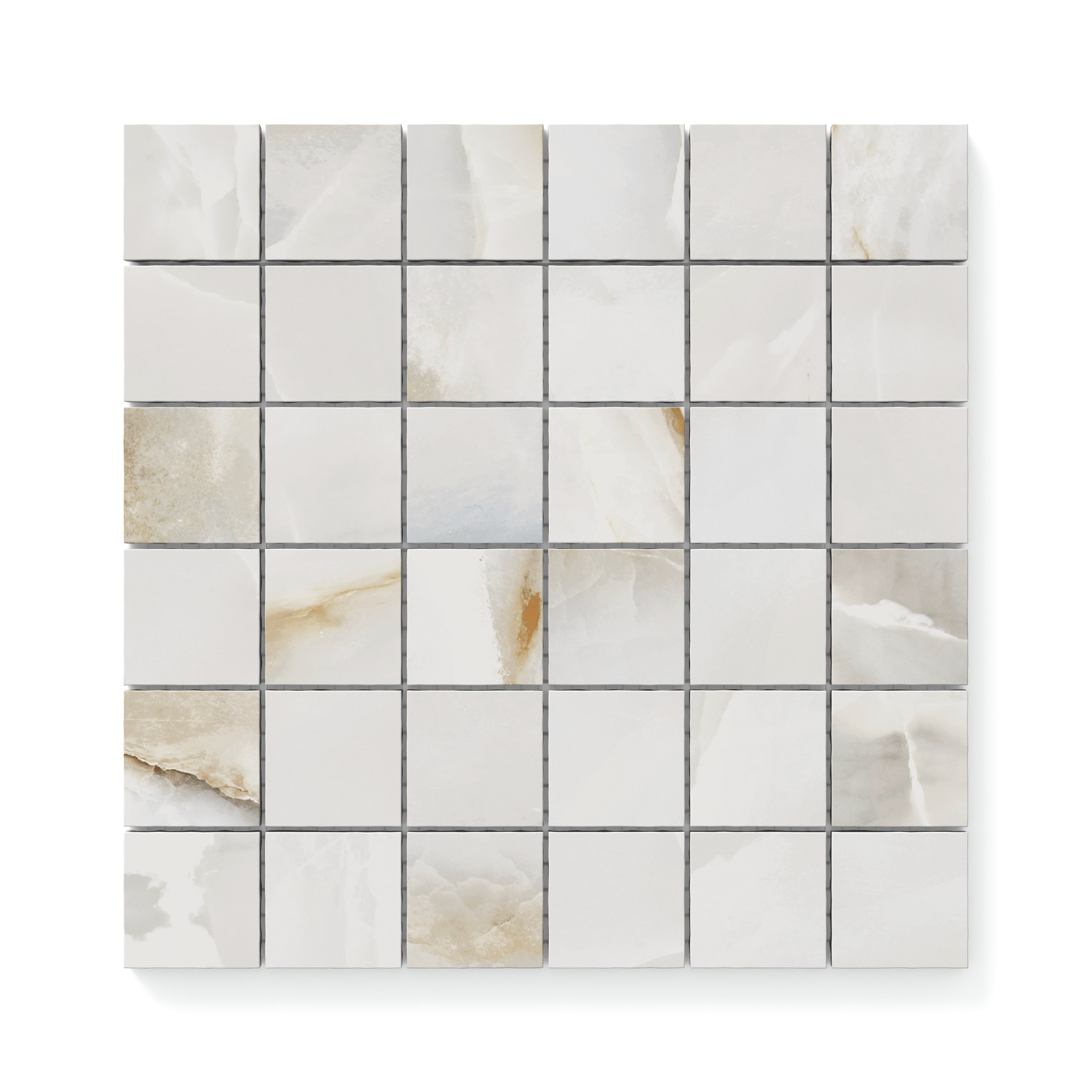 Edward Martin Astrid Porcelain Grid Mosaic Wall & Floor Tile | Wayfair