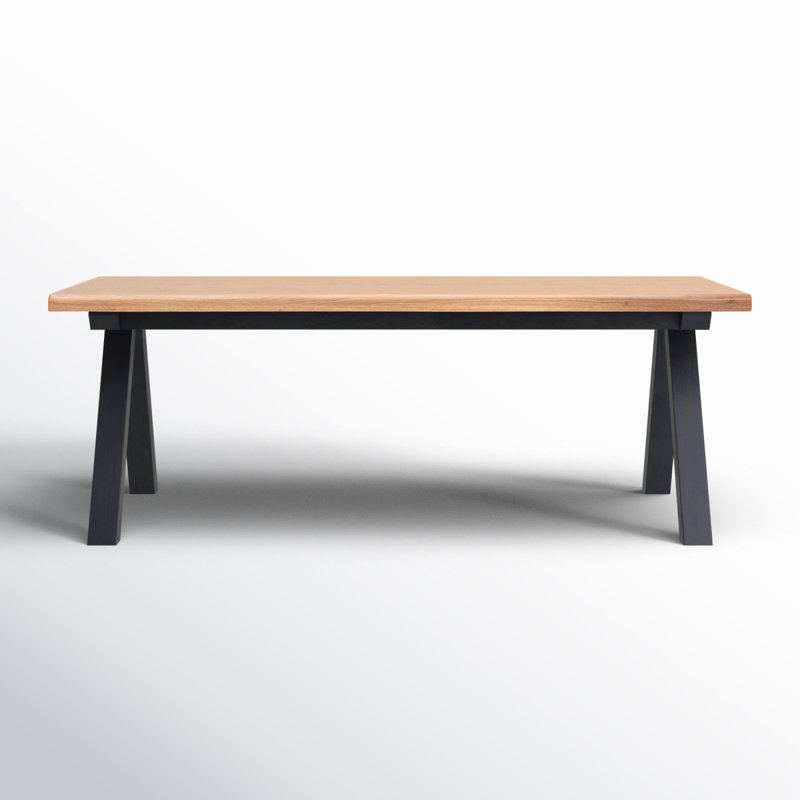 AllModern Sten 83" Wood Farmhouse Dining Table & Reviews | Wayfair