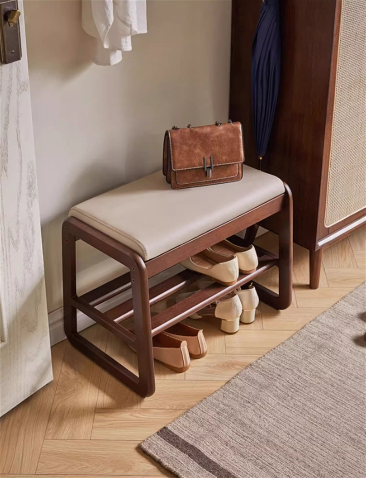 longxinlong Solid Wooden Shoe Rack - Wayfair Canada
