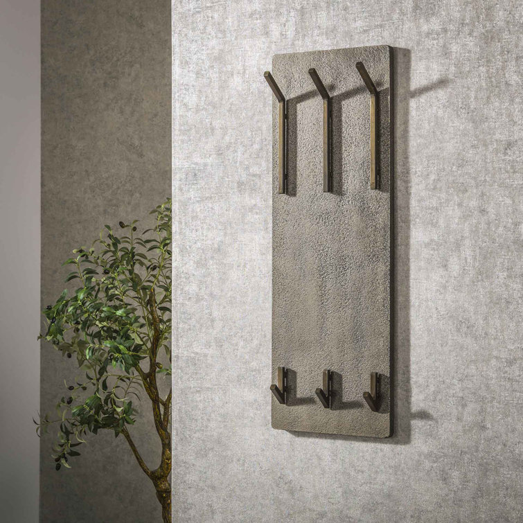 Zijlistra Fero Metal 6 - Hook Wall Mounted Coat Rack | Wayfair.co.uk