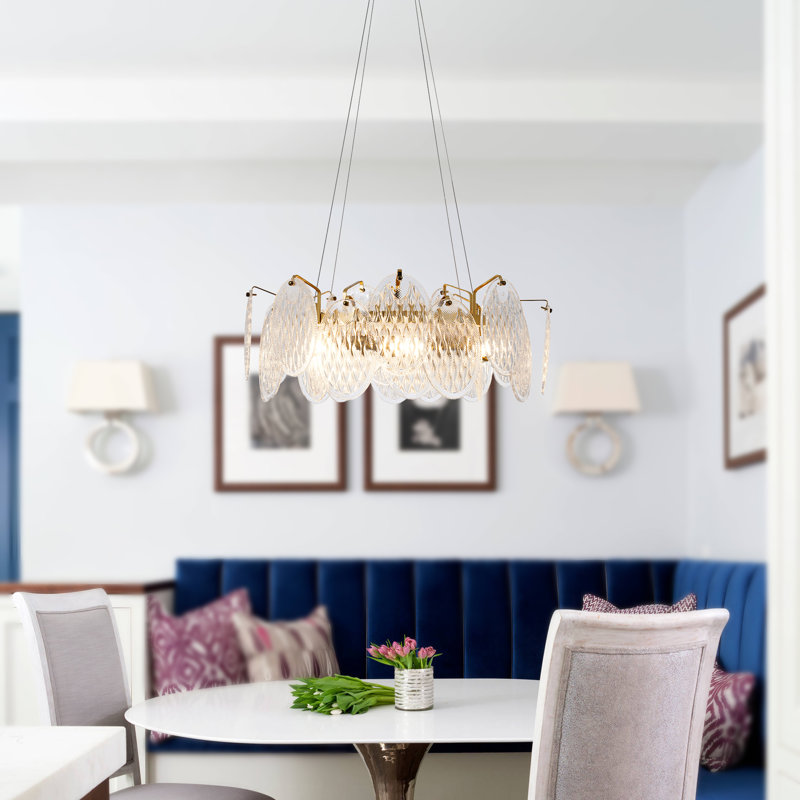 House of Hampton® Kaylanie 8 Light Dimmable Modern Elegant 3 Layer ...