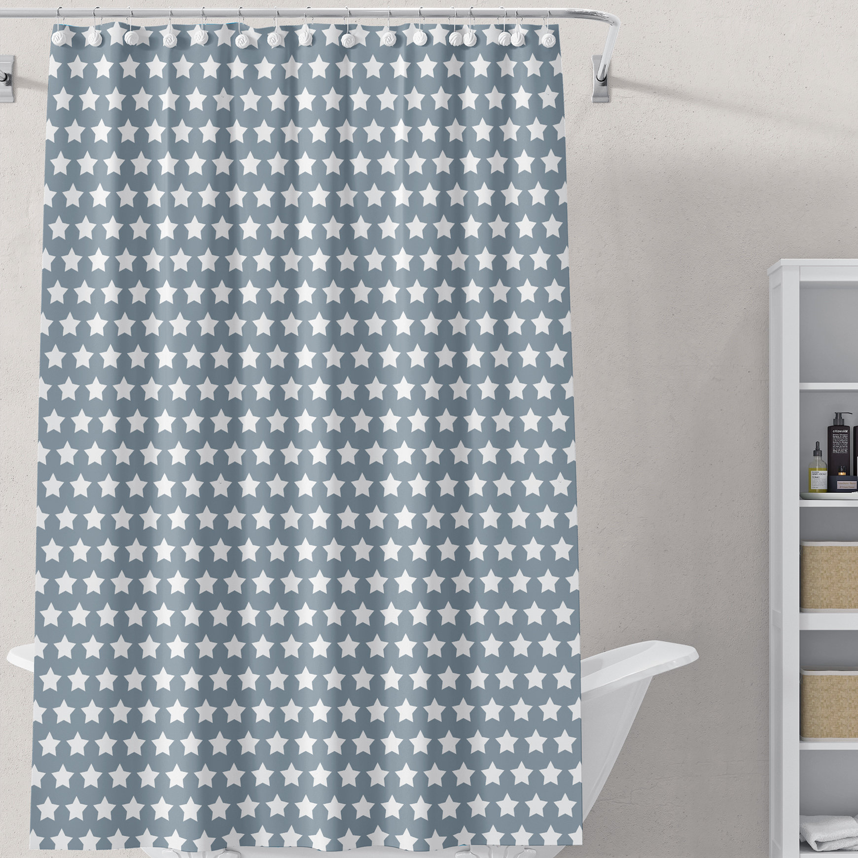 KAVKA DESIGNS Geometric Single Shower Curtain | Wayfair