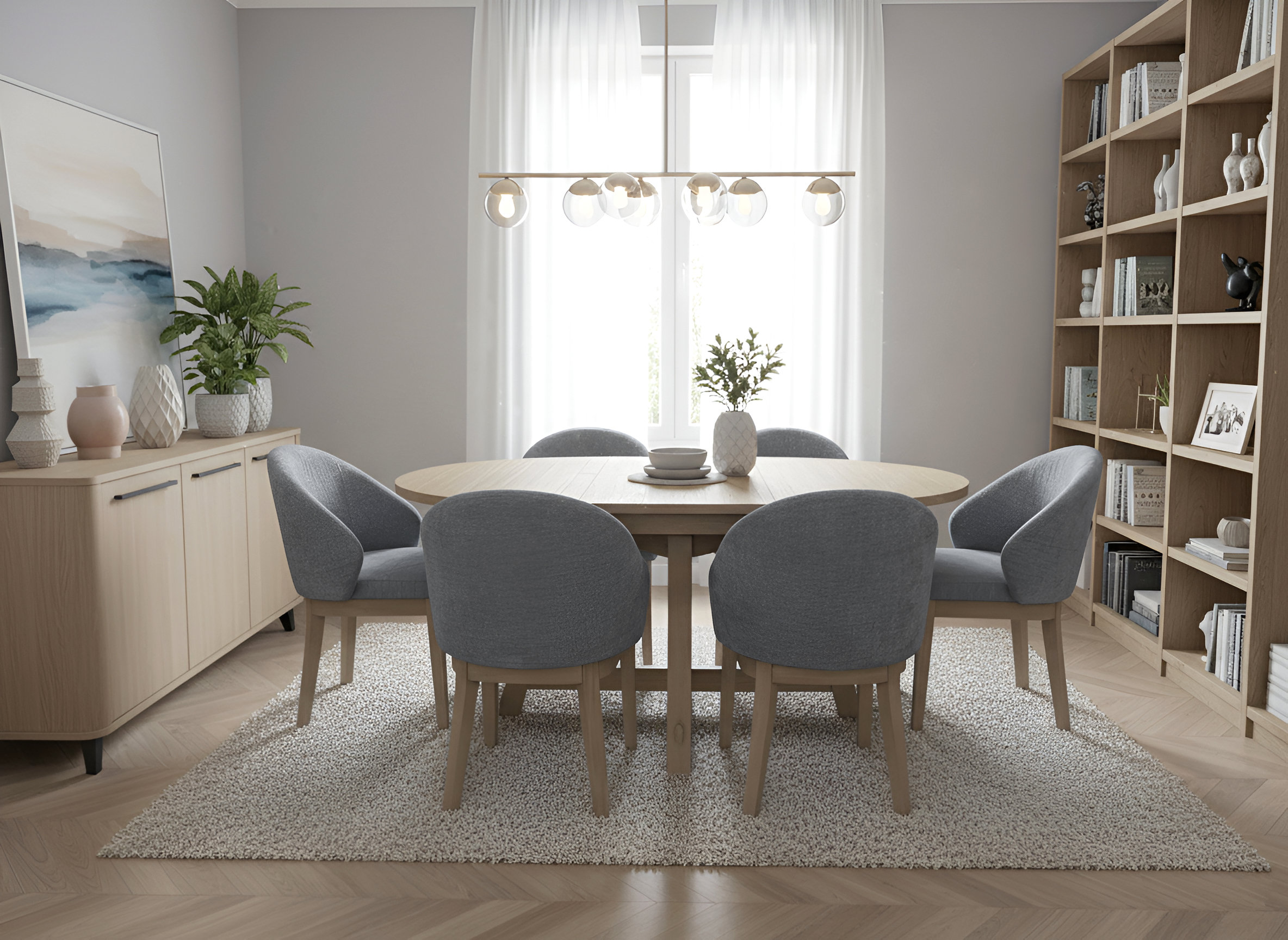 Red Barrel Studio® Stoneridge 6 - Person Extendable Dining Set | Wayfair