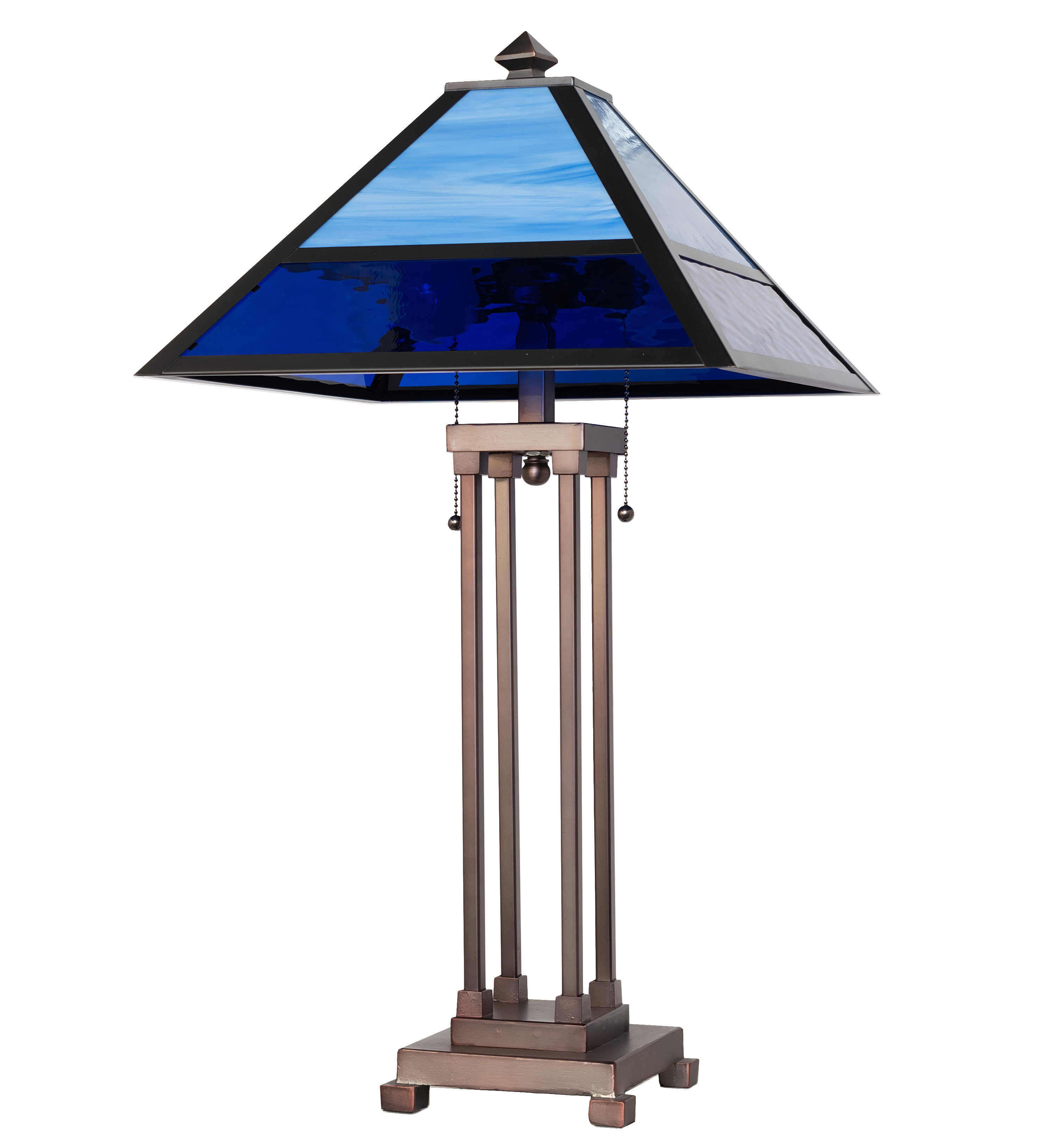 Meyda Lighting Split Mission 28" Metal Table Lamp | Wayfair