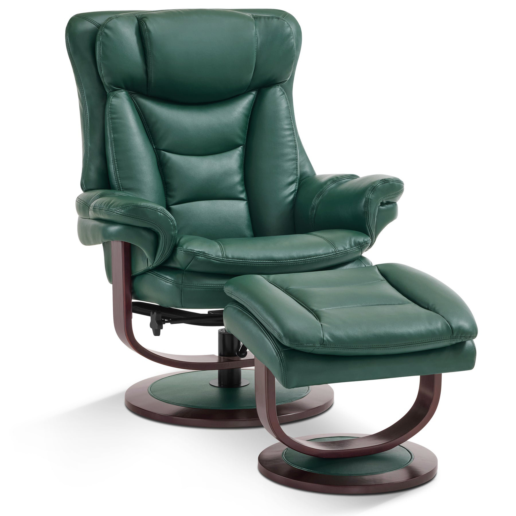 Latitude Run® Kalson Swivel Recliner with Ottoman, Reclining Chair with ...