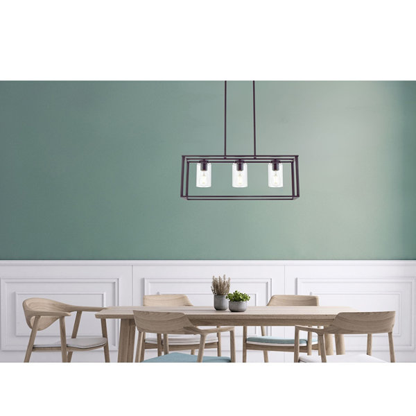 Gracie Oaks Tashari 3 - Light Oil-Rubbed Bronze Kitchen Island Pendant ...