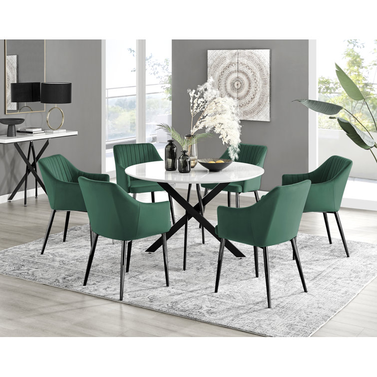 East Urban Home Aashif 6 - Person Dining Set & Reviews | Wayfair