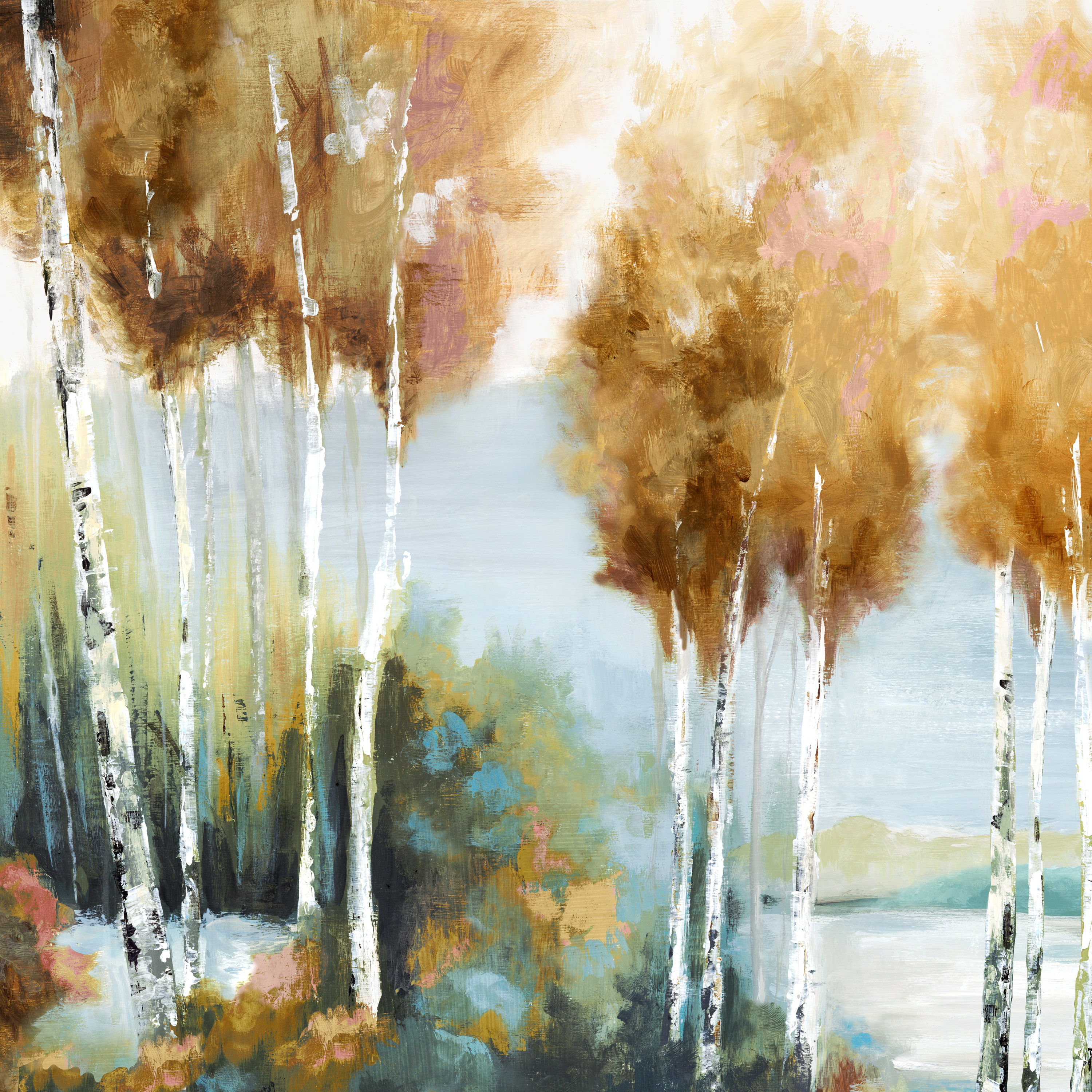 Millwood Pines Forest Peak by Eva Watts Print - Wrapped Canvas Print ...