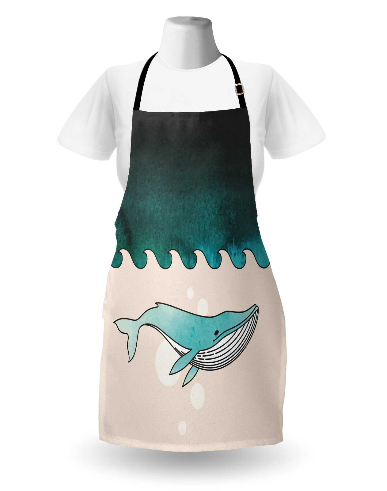 East Urban Home Whale Apron Unisex, Fish Swimming Submarine, Adult Size ...