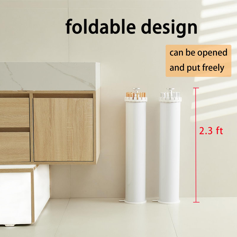 17 Stories Wooden Tripod Clothes Drying Rack – Foldable & Portable ...
