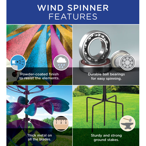 Regal Art & Gift 32" Wind Spinner - Shell | Wayfair