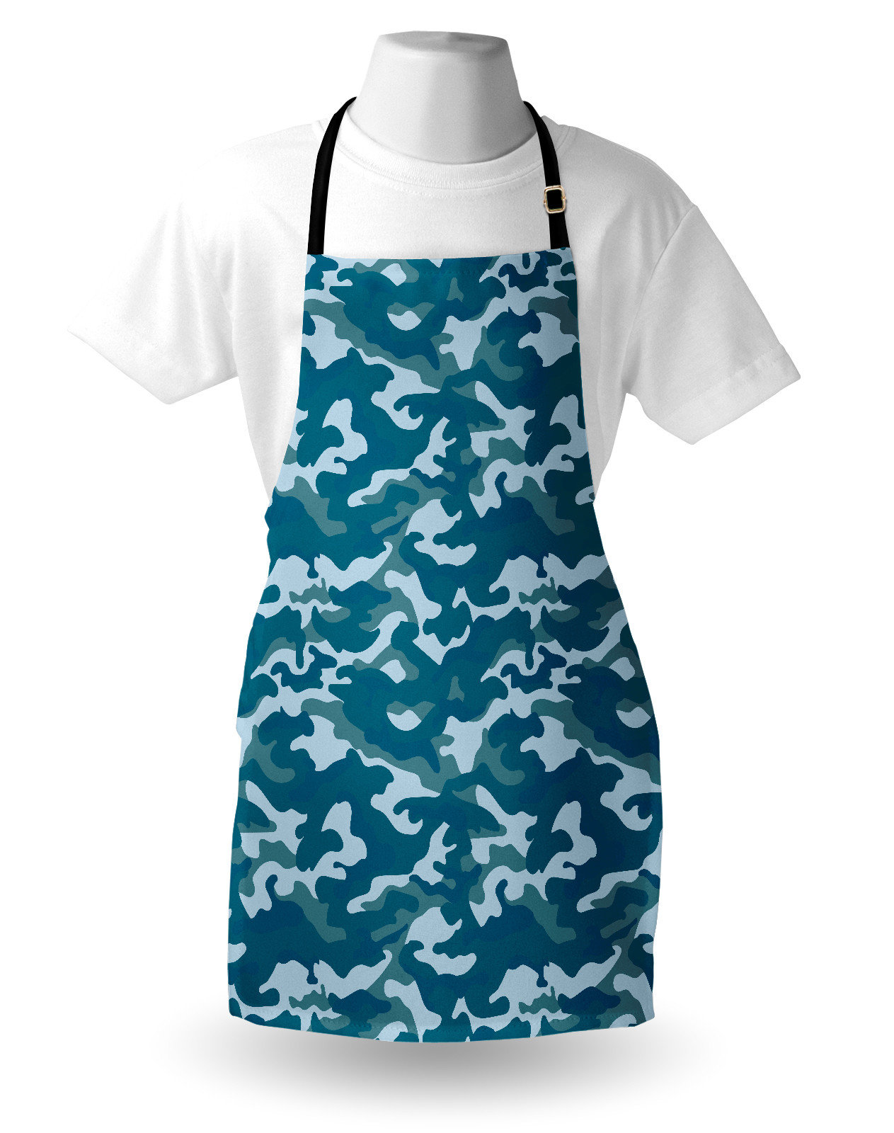 East Urban Home Blue Apron Unisex, Camouflage Oceanic Colors, Adult ...