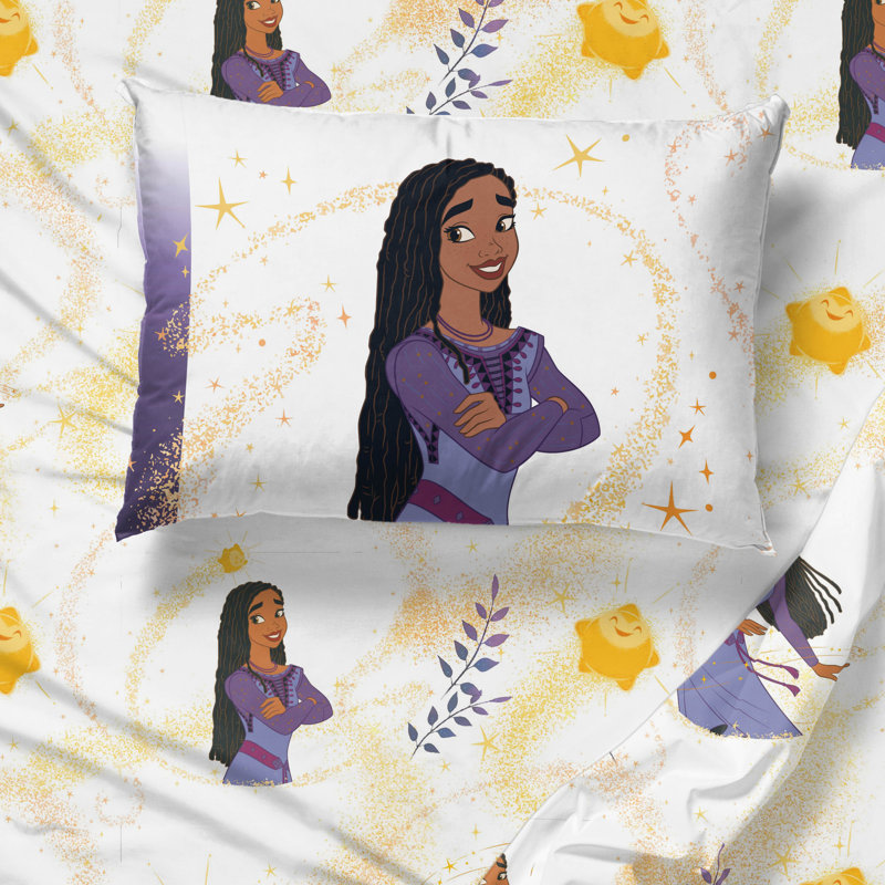 Disney Wish Shine on Star Bed Set w/ Sham | Wayfair