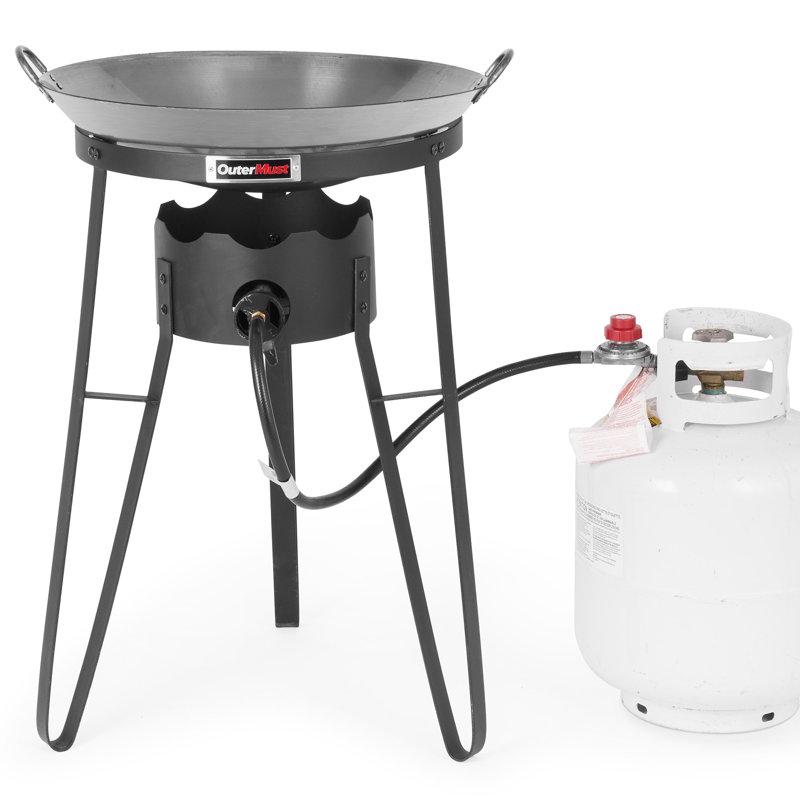 OuterMust Outdoor Cooker With Wok Wok Station With Iron Wok And 54,000 ...