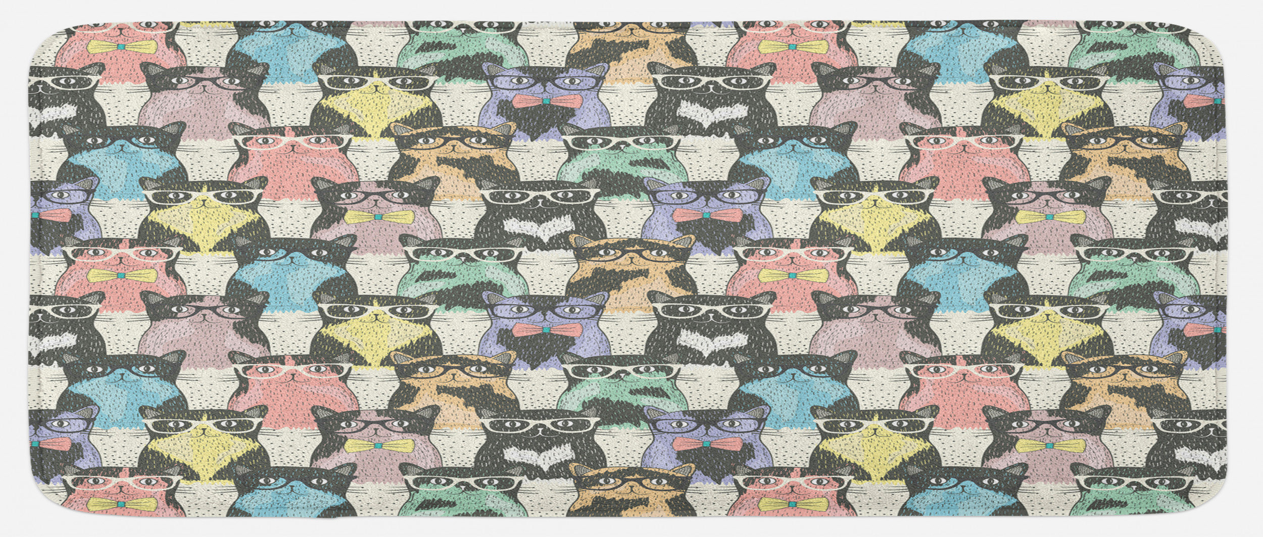 East Urban Home Funny Cartoon Kitchen Mat | Wayfair