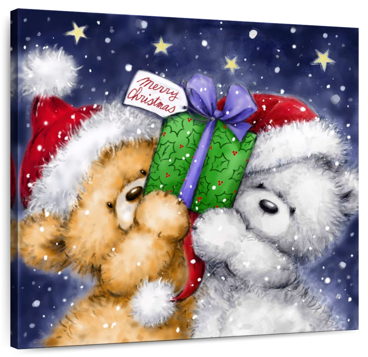 The Holiday Aisle® Lelend Two Bears And Present | Wayfair