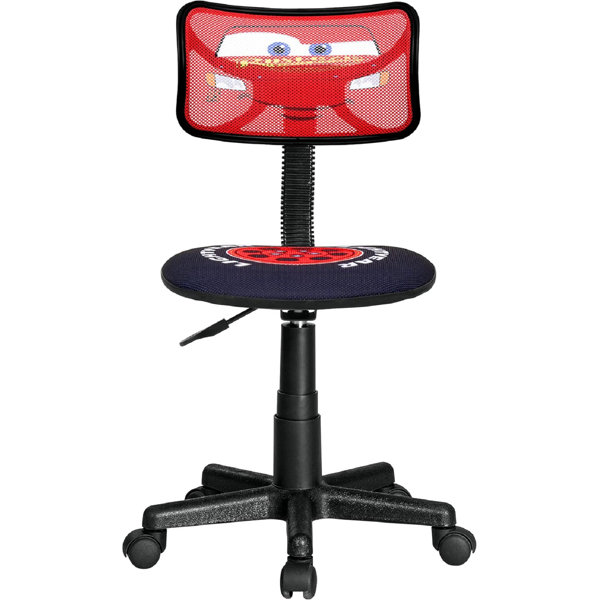 Disney Pixar Cars Themed Adjustable Swivel Mesh Rolling Desk Chair ...