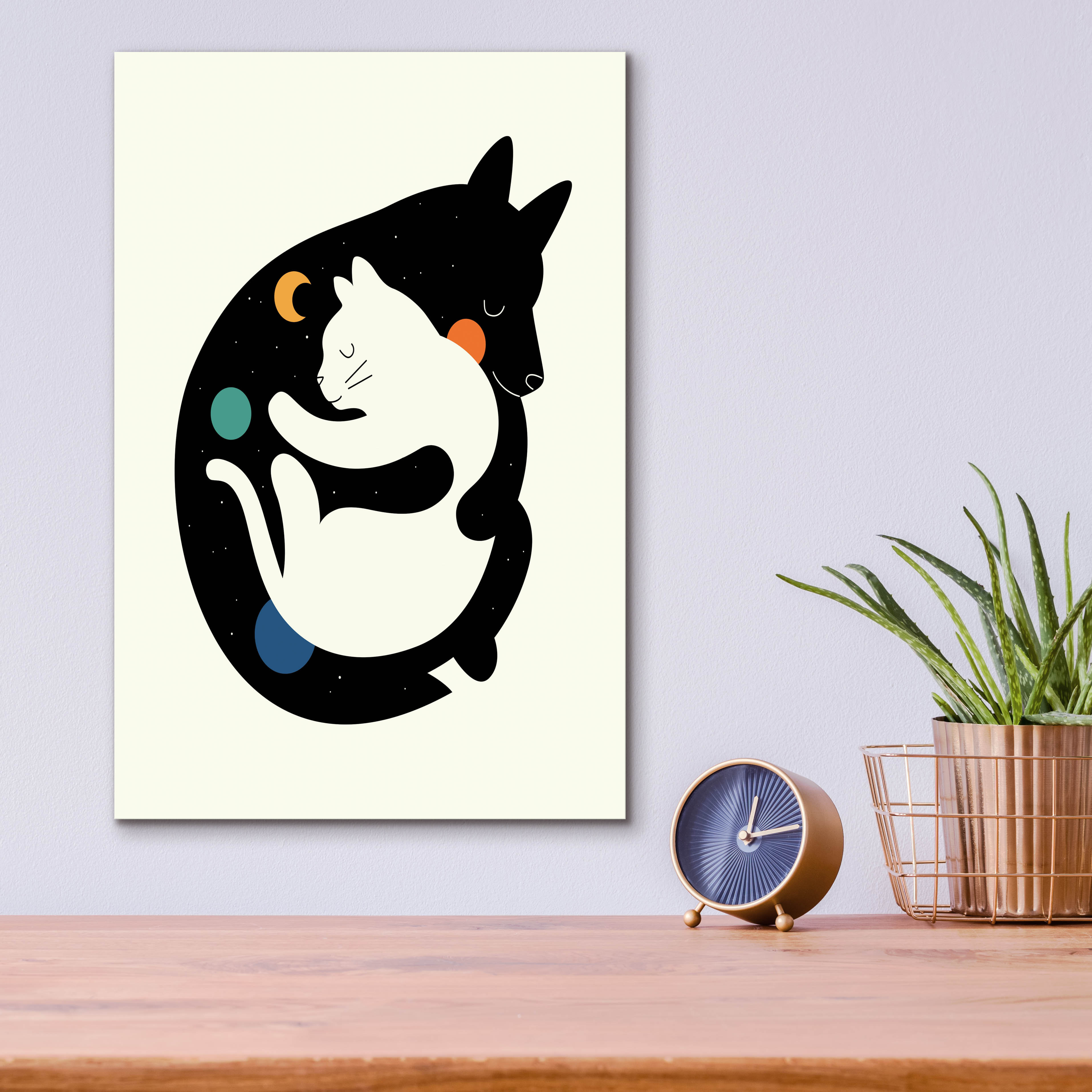 Red Barrel Studio® 'More Hugs Less Fights' by Andy Westface, Acrylic ...