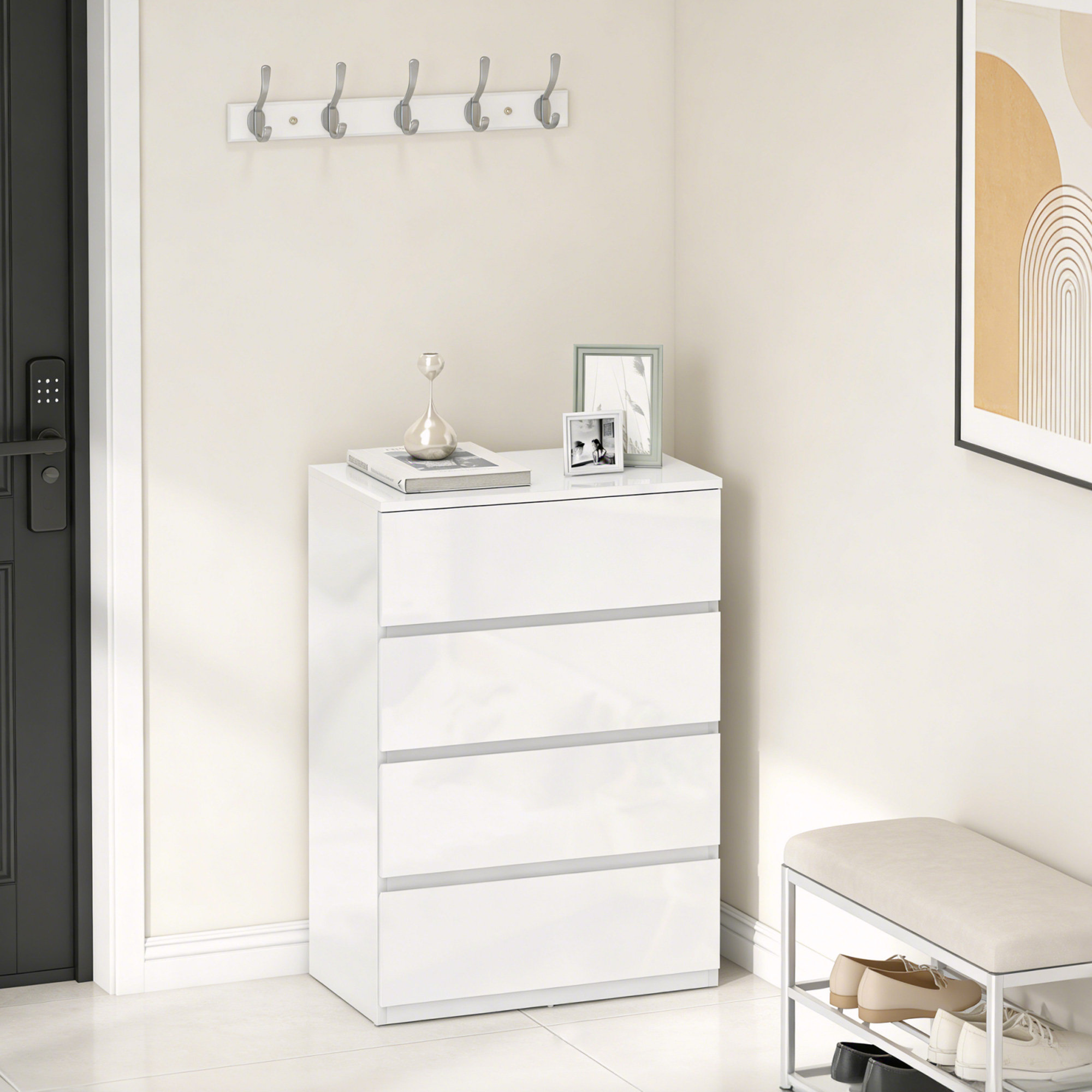 17 Stories Makari 4 - Drawer Chest of Drawers & Reviews | Wayfair.ie