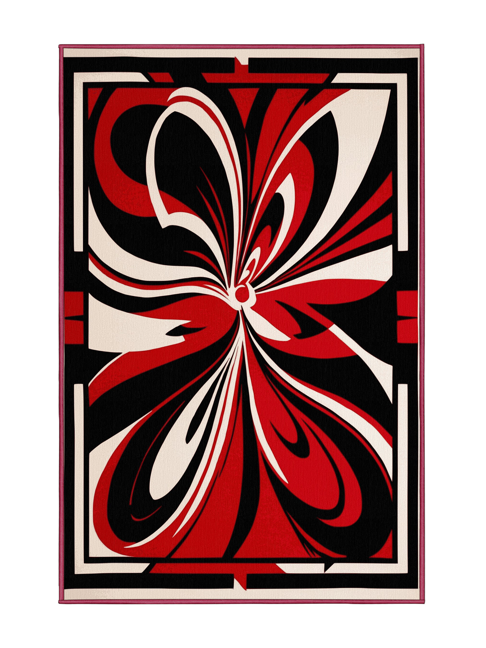 Wrought Studio™ Aurora Flame Rug | Wayfair