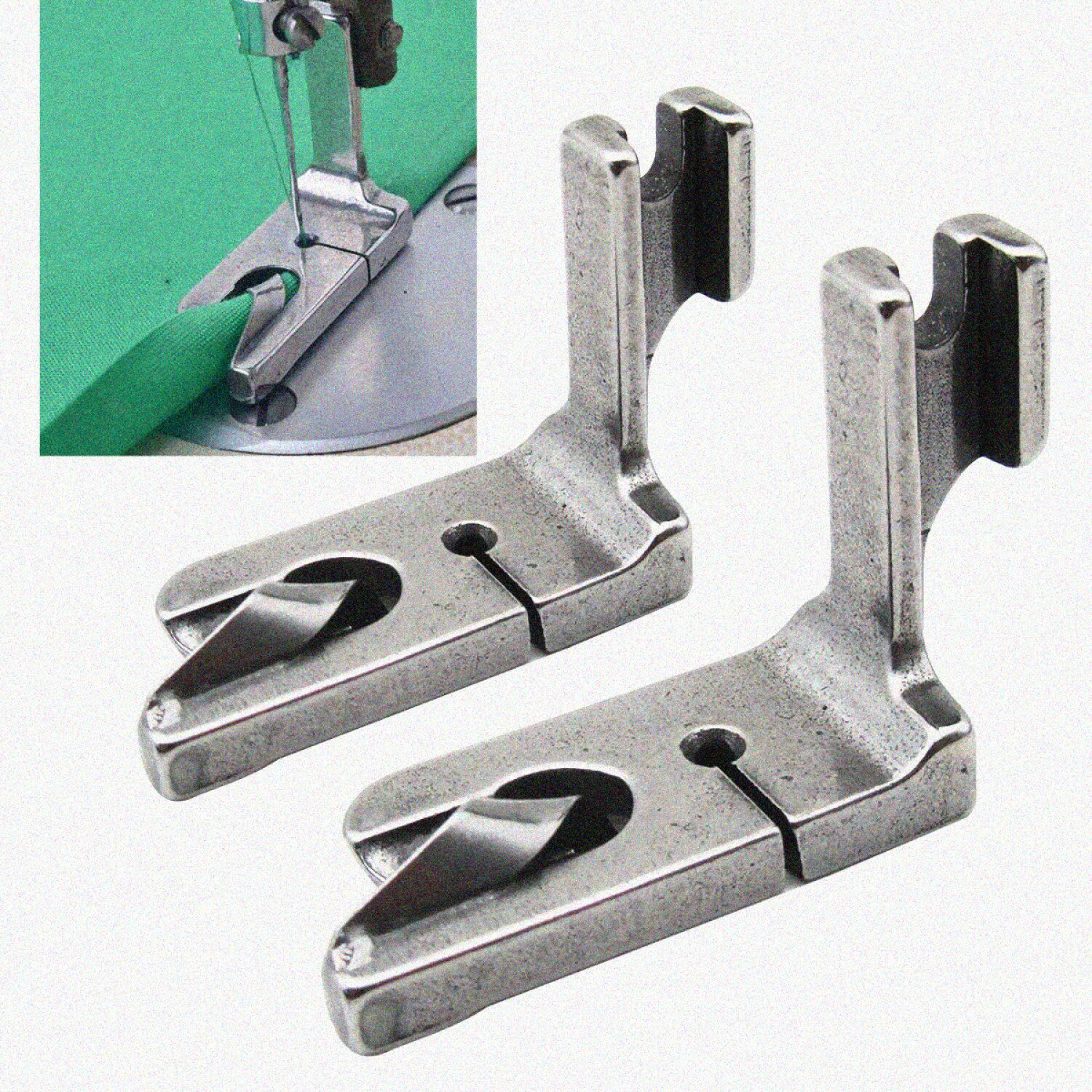 Pacific Funds Industrial Sewing Machine Hemming Foot 8mm 2PCS | Wayfair