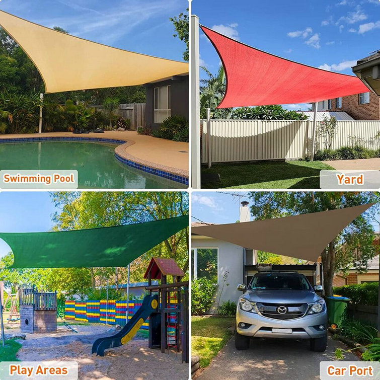 Costyle Sun Shade Sail Canopy Rectangle Sand Uv Block Sunshade For ...