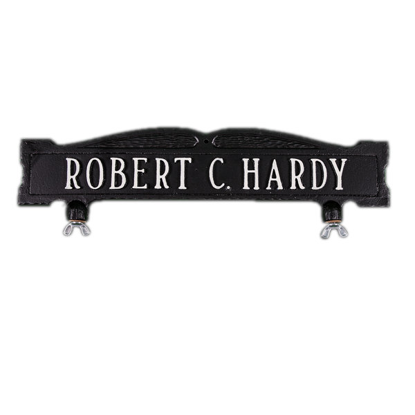 Montague Metal Products Inc. 1-Line Mailbox Sign & Reviews | Wayfair