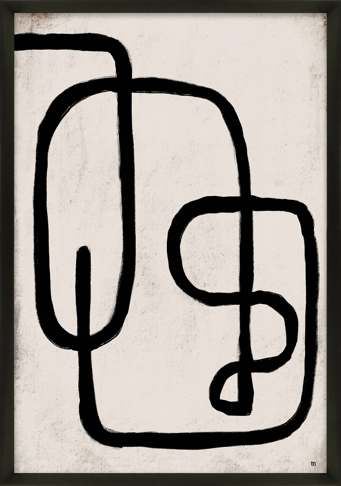 Lipman Art Linework 2 By Studiom - Framed Wall Art | Perigold