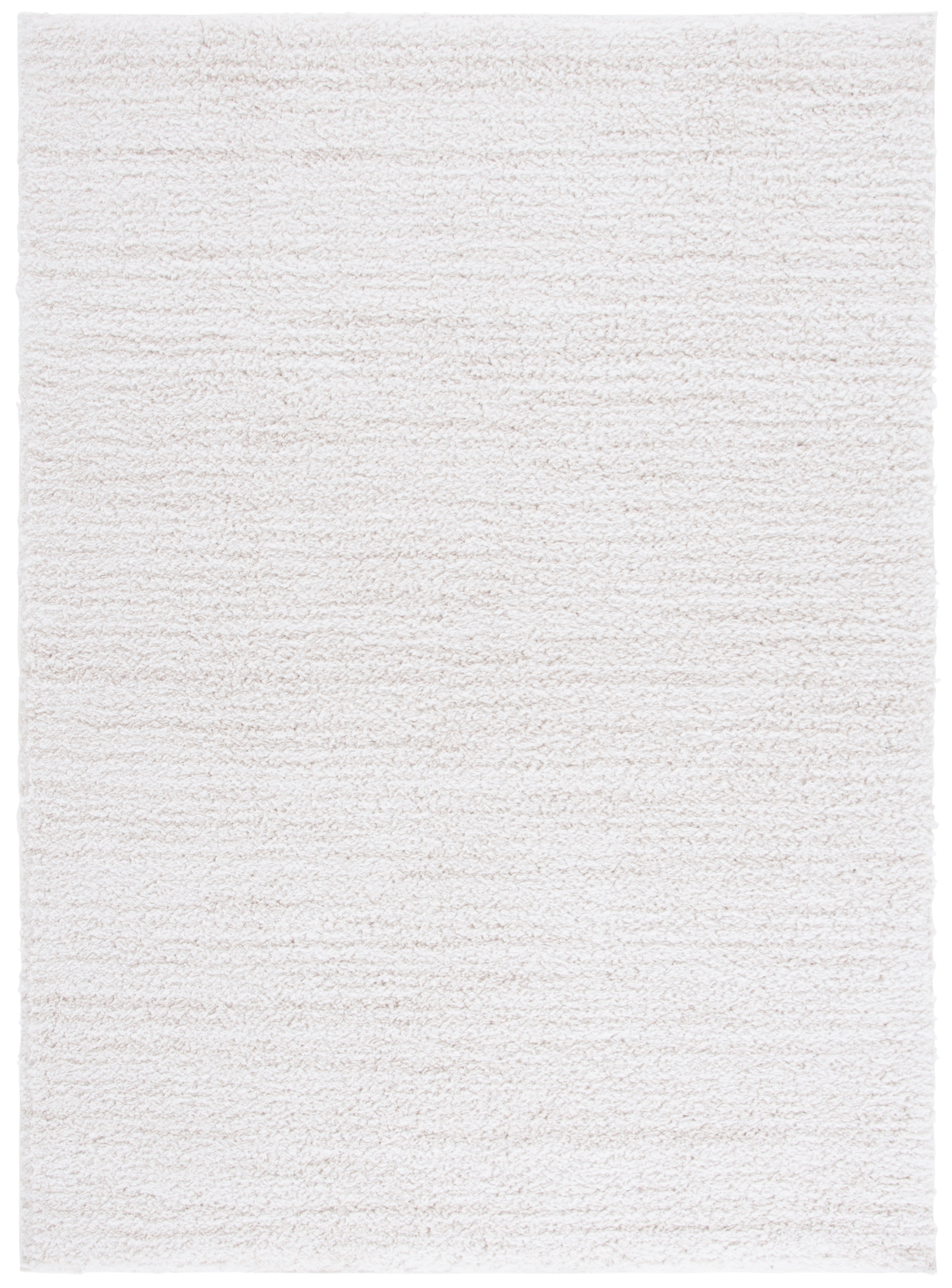 Ebern Designs Rumi Shag 110 Area Rug In Ivory / Light Beige | Wayfair