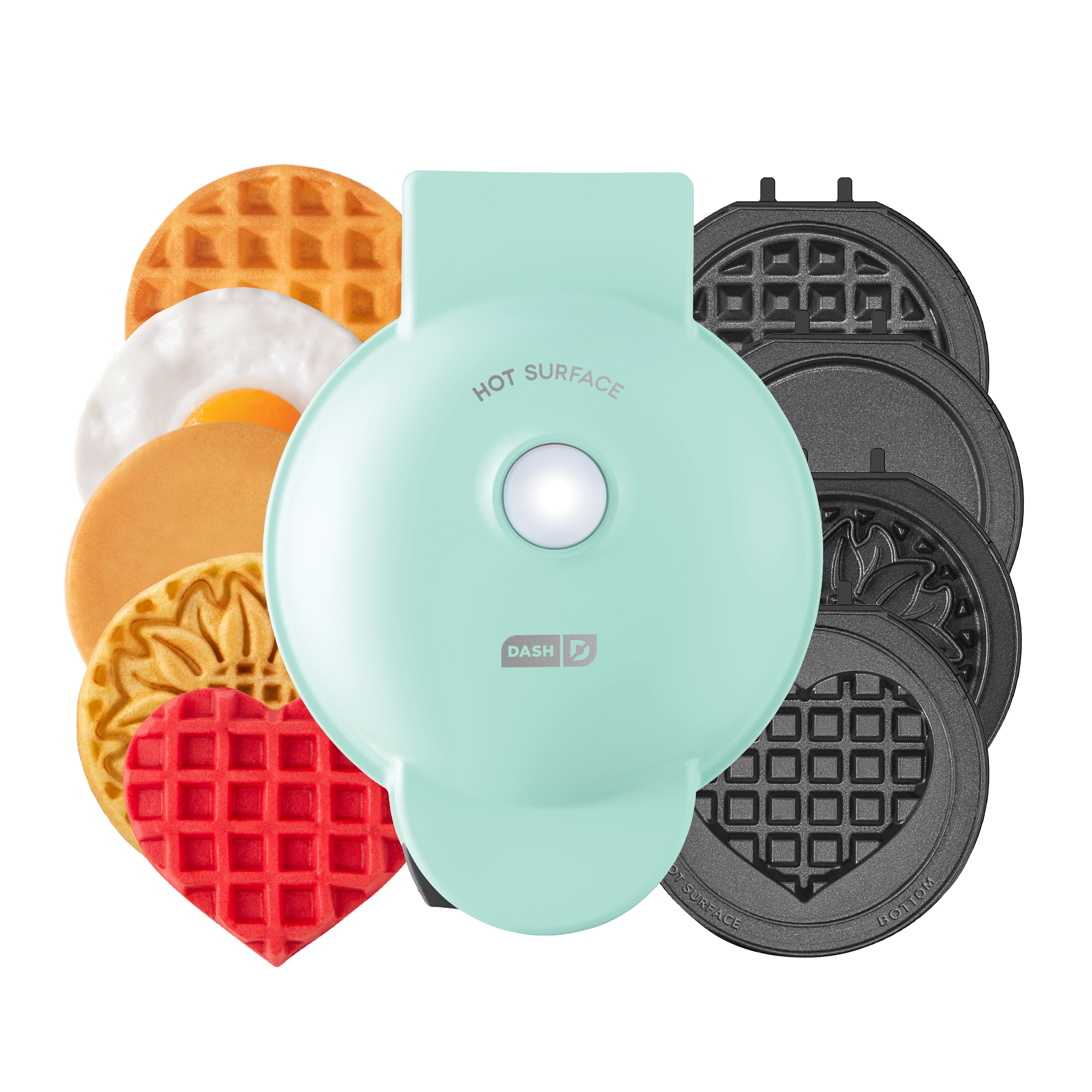 Dash Multi-plate Mini Maker With 6 Removable Plates For Waffles And ...
