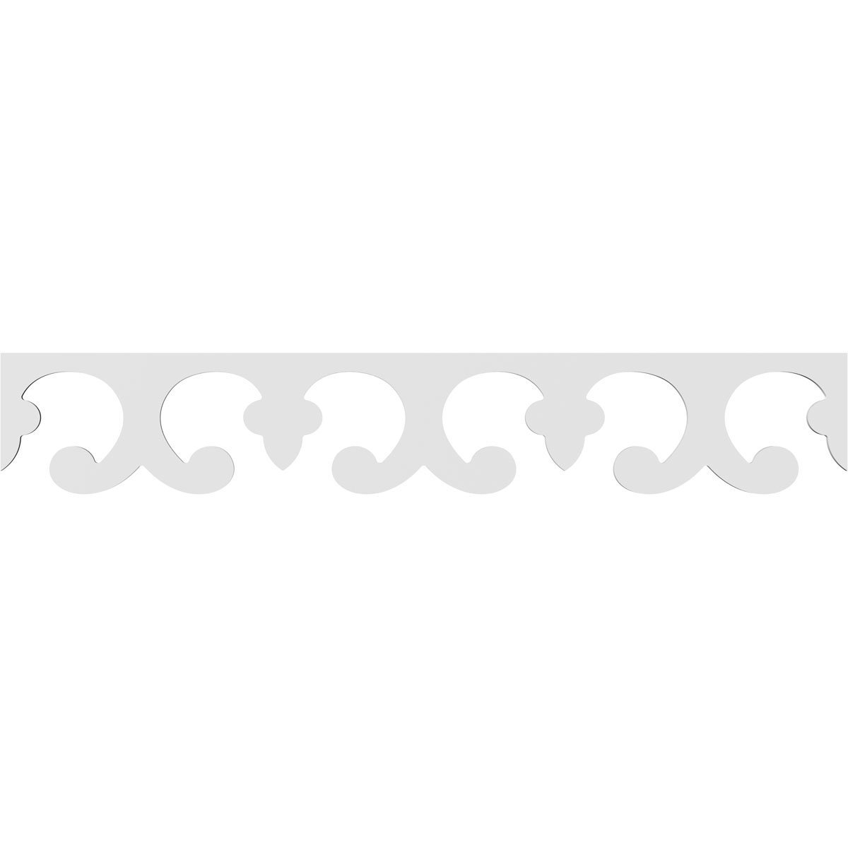 Ekena Millwork Porcelina Architectural Grade PVC Running Trim | Wayfair