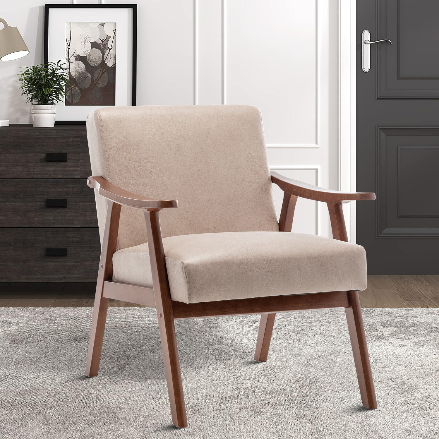 Inbox Zero Maret 30.71'' Wide Classic Accent Chair Armchair Reception ...