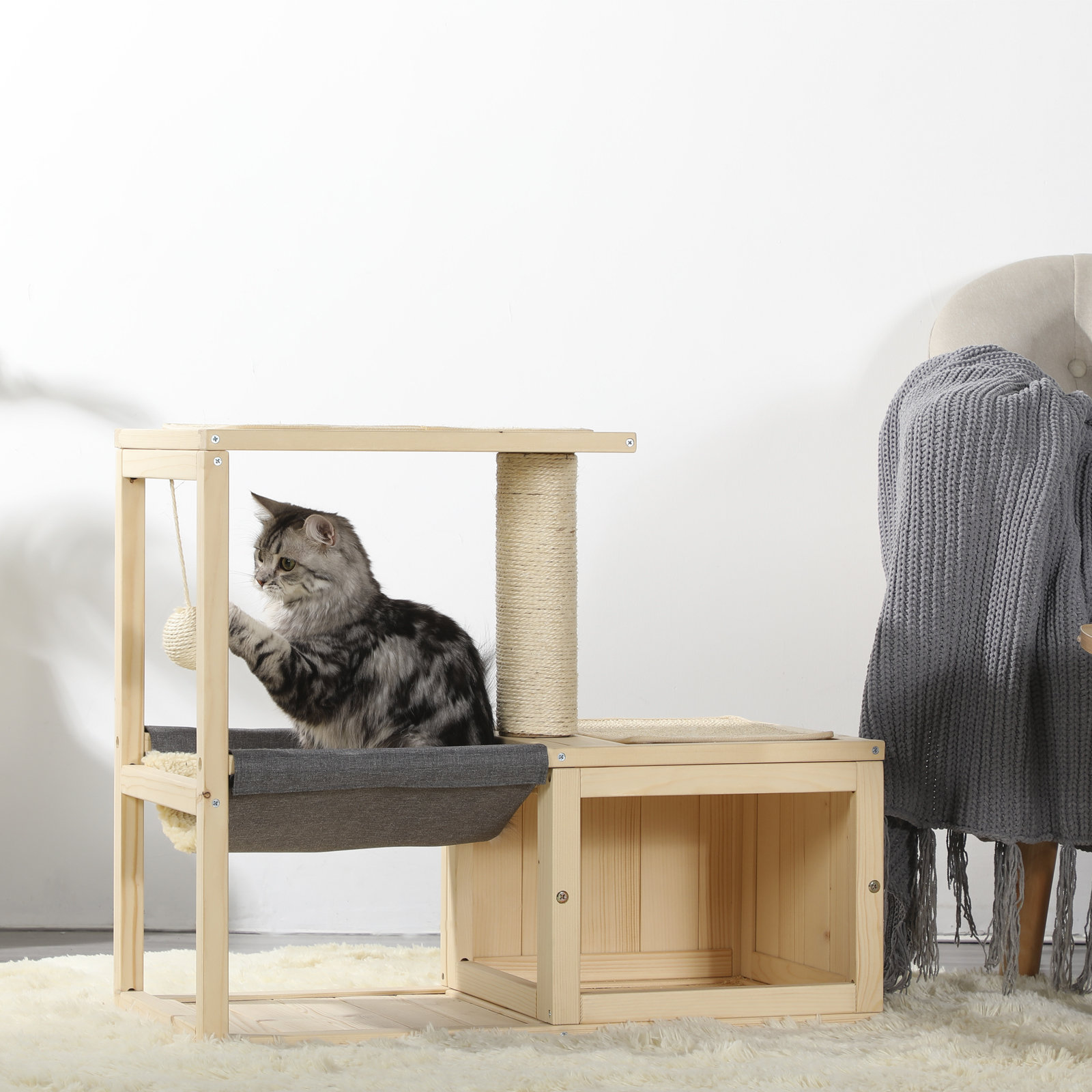 Tucker Murphy Pet™ 24" Cheete Tucker Murphy Cat Tree or Condo - Wayfair ...