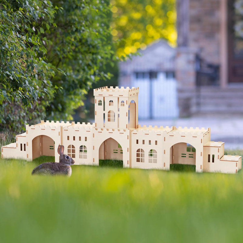 Tucker Murphy Pet™ Edeltraut 6 Houses Rabbit House Castle Style Hideout ...