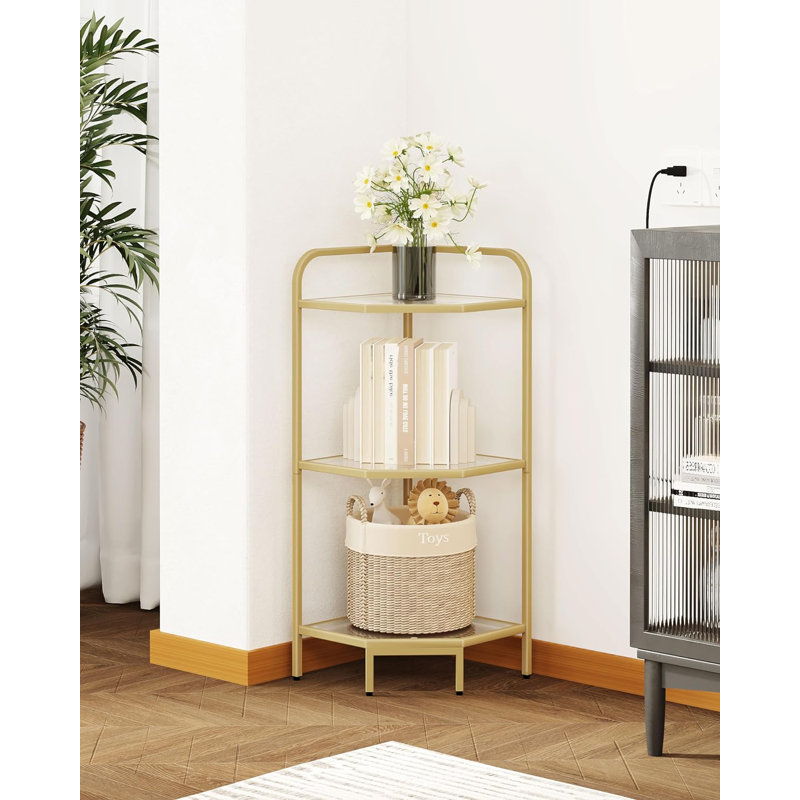 Mercer41 Haruhiro Corner Bookcase | Wayfair