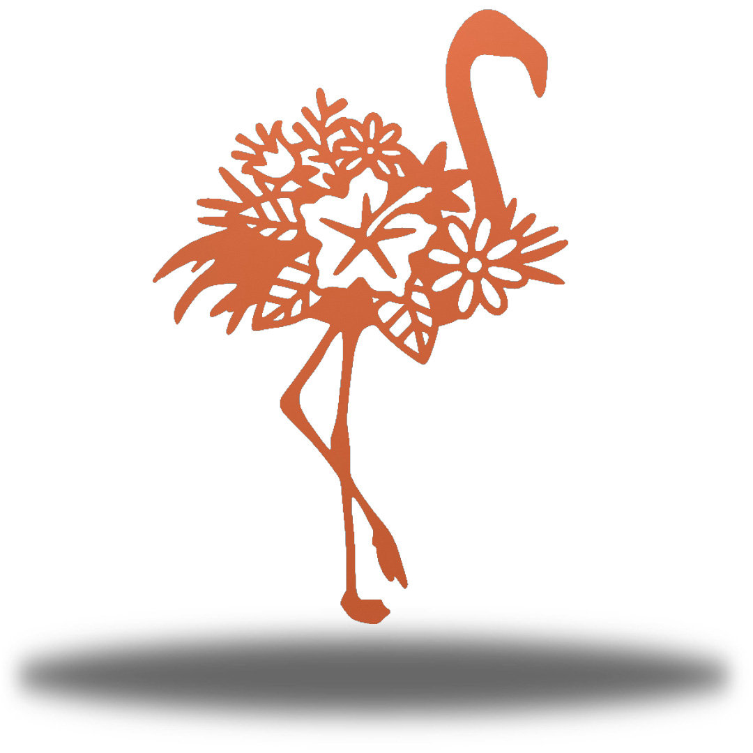 Bayou Breeze Kempas Floral Flamingo Wall Décor & Reviews | Wayfair