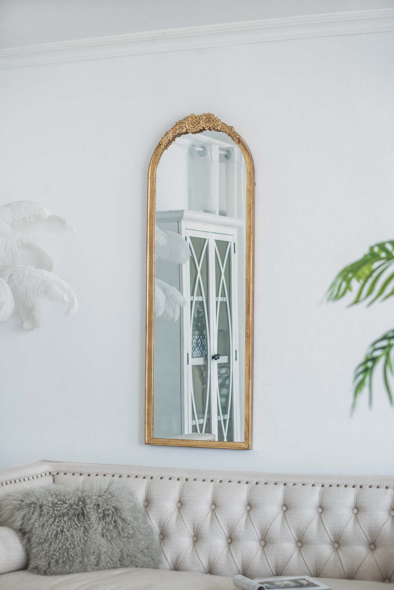 House of Hampton® Full Length Rectangle Floor Mirror | Wayfair