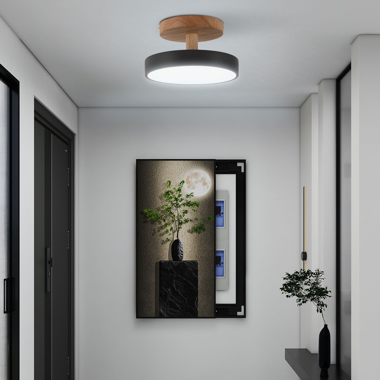 Wrought Studio™ 3 Colors Dimmable Modern Acrylic LED Ceiling Light ...