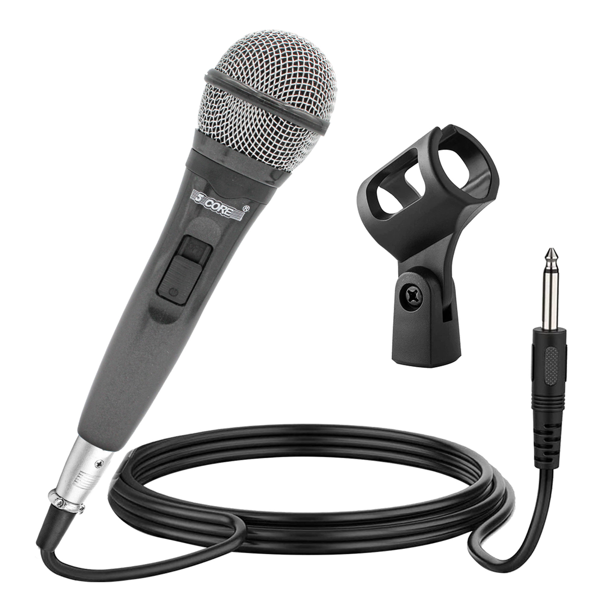5 Core Microphone XLR Dynamic Karaoke Singing Handheld Microfono ...