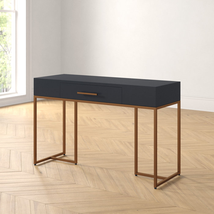 George Oliver Tyler-Jay Solid Wood Base Writing Desk & Reviews | Wayfair
