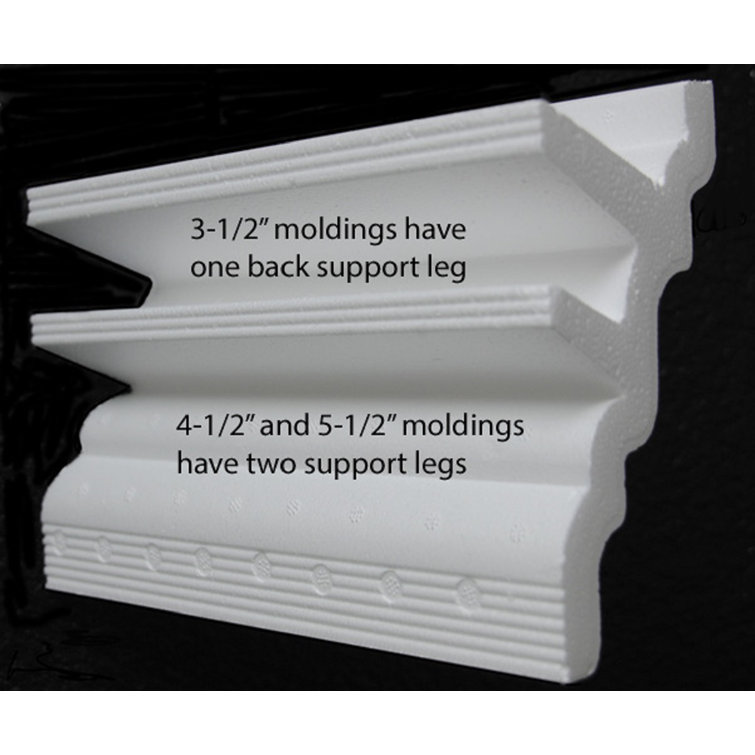 Creative Crown 3.5'' H x 95.5'' W x 2'' D Plastic Accent | Wayfair