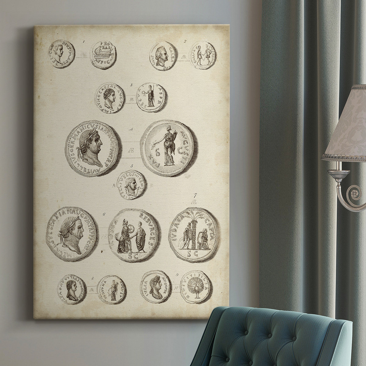Trinx Antique Roman Coins III Antique Roman Coins III - Print - Wayfair ...
