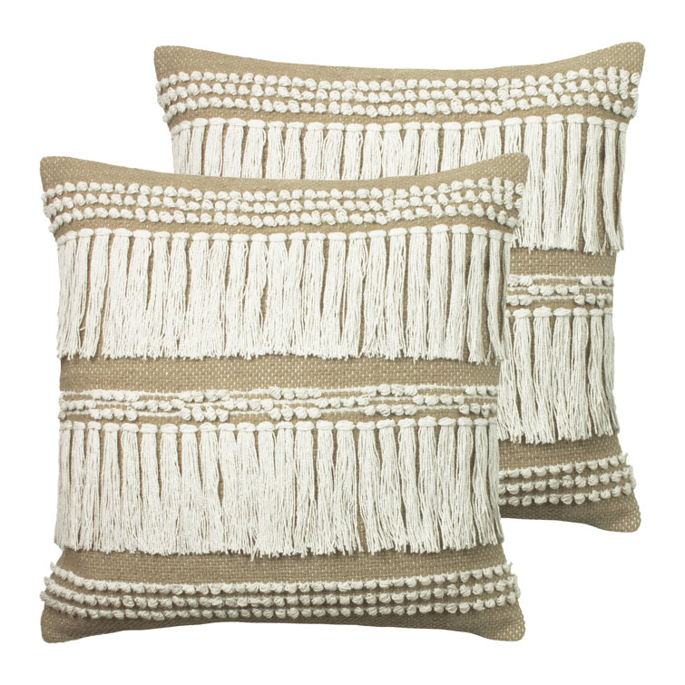 furn. Geometric Square Throw Cushion With Filling | Wayfair.co.uk