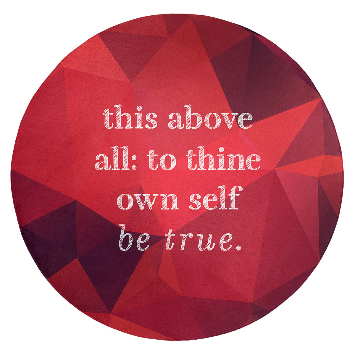 East Urban Home Faux Gemstone Shakespeare Inspirational Quote Poly ...