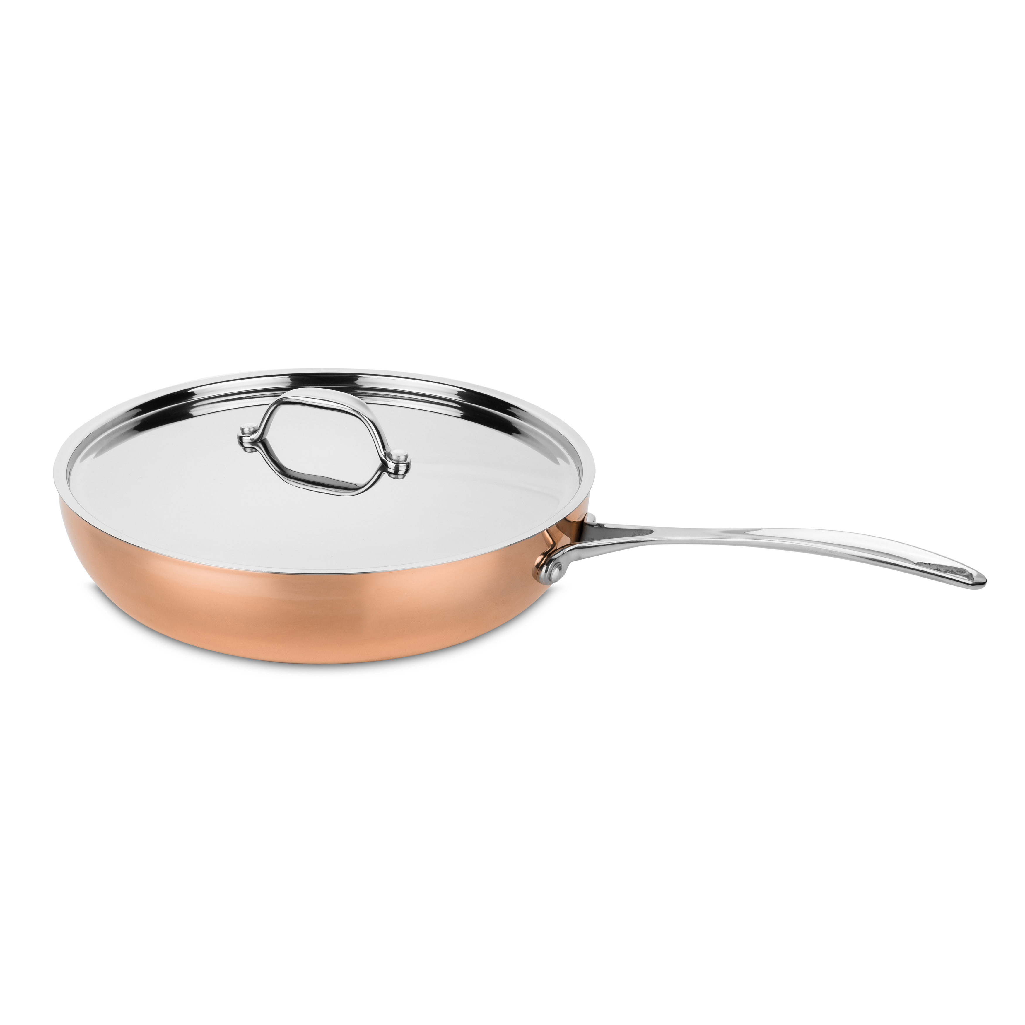 MEPRA Frying Pan with Lid Cm 26 Toscana Copper & Reviews | Wayfair